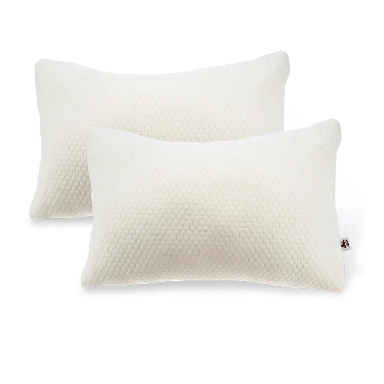 Adjust-A-Loft™ Fiber Adjustable Comfort Pillow with Cooling Memory Foam ...