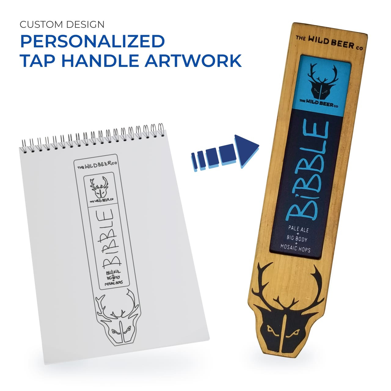 Personalized Beer Tap Handles in the USA & Canada