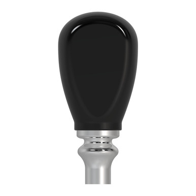 Ceramic Tap Handle - A-5 (Round) - Black - 4.92" - Xpress Taphandles