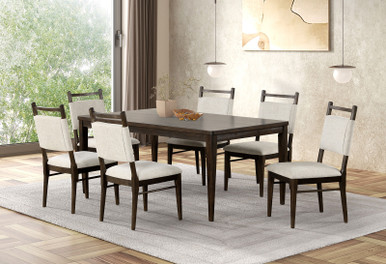 WOOLWICH 7 Pc. Dining Table Set / FM3433DW-T-7PC - GEG COMFORT