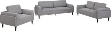Rilynn Upholstered Track Arm Sofa Grey / CS-509524 - GEG COMFORT