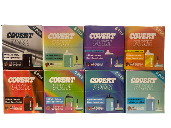 Neu Covert Push 650 mAH Battery | Inline Vape