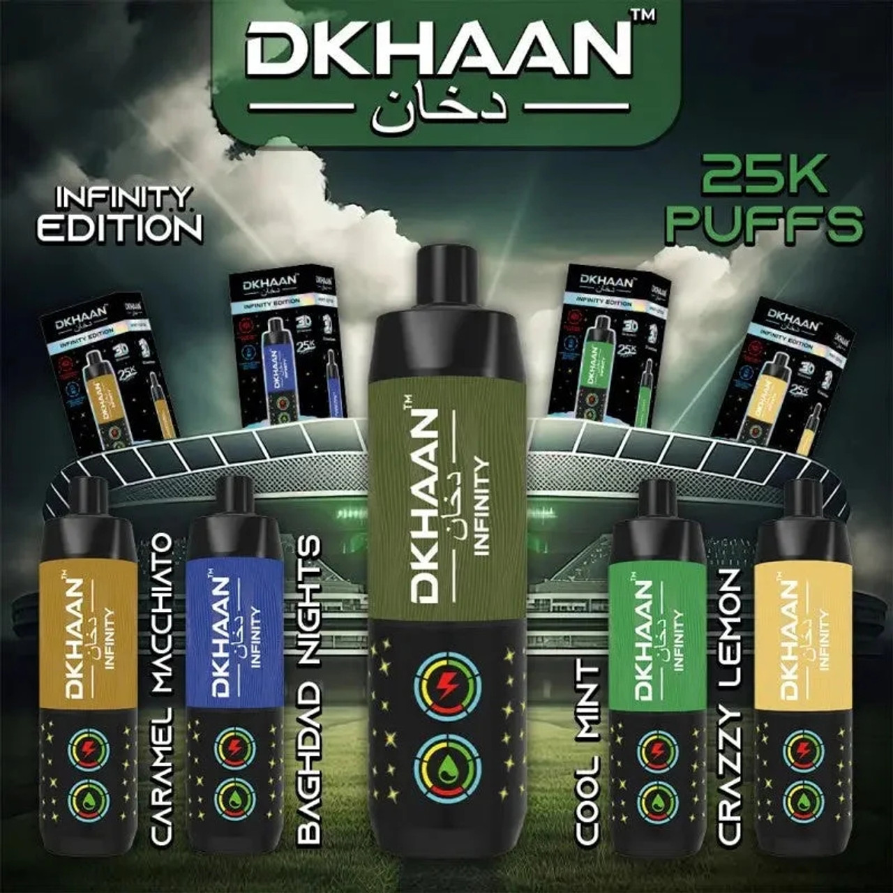 Dkhaan Infinity Edition 25000 Puff Disposable - Inline Vape LLC