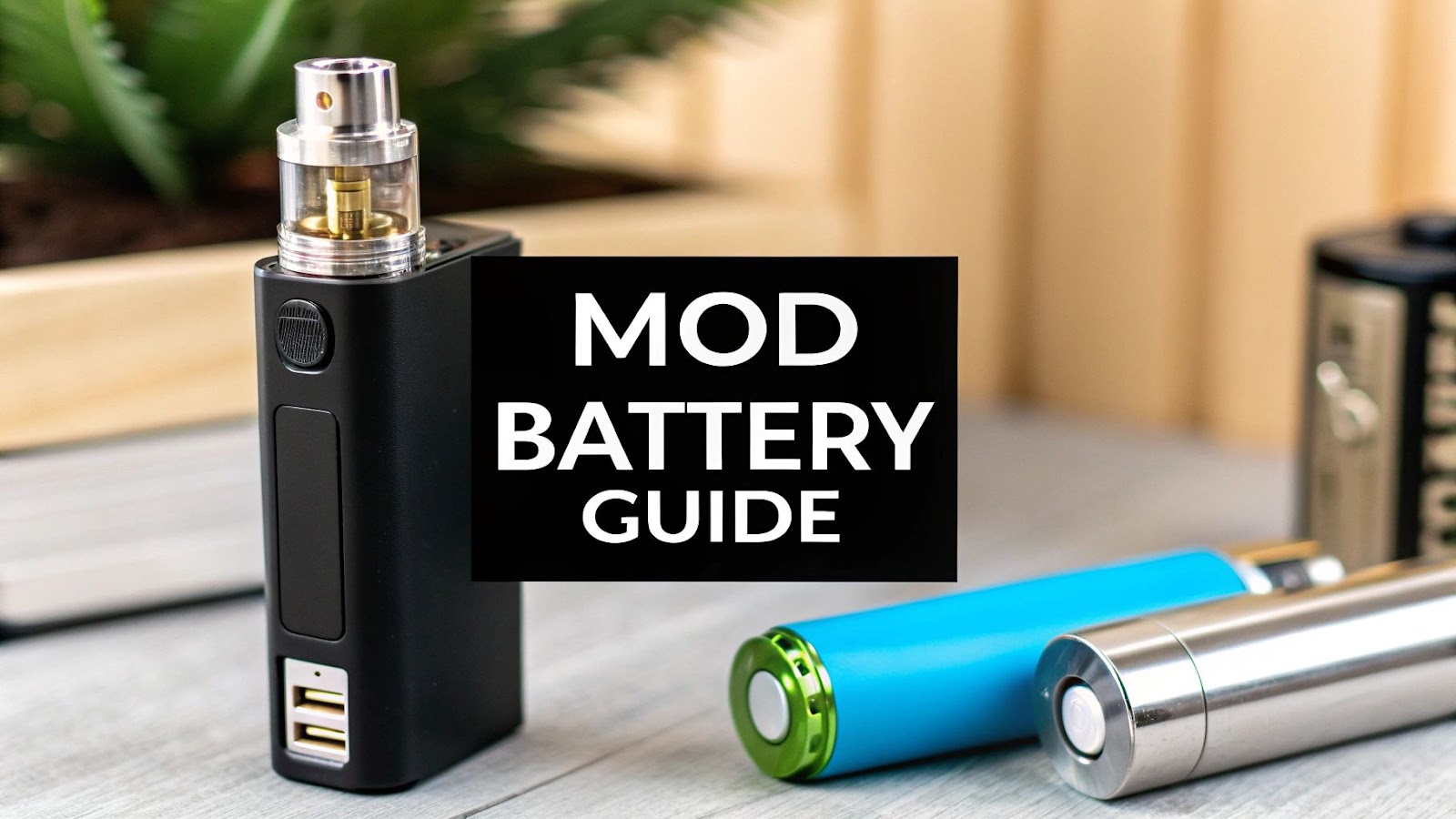 A Vaper's Guide to Batteries for Mods - Inline Vape LLC