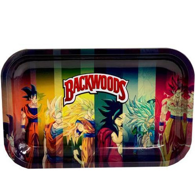 Buy Small Rolling Tray Backwoods - DBZ Goku in Inline Vape now