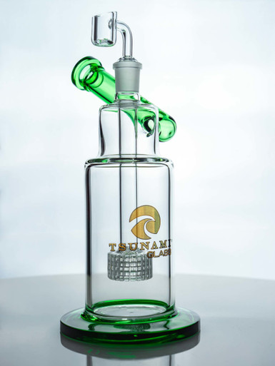 Tsunami Glass - WP-10120 Green - Inline Vape LLC