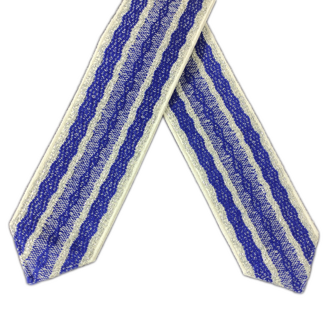 Handmade Atara with Blue & Silver Striping