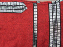 Red Tallit by Gabrieli Hand Weaving