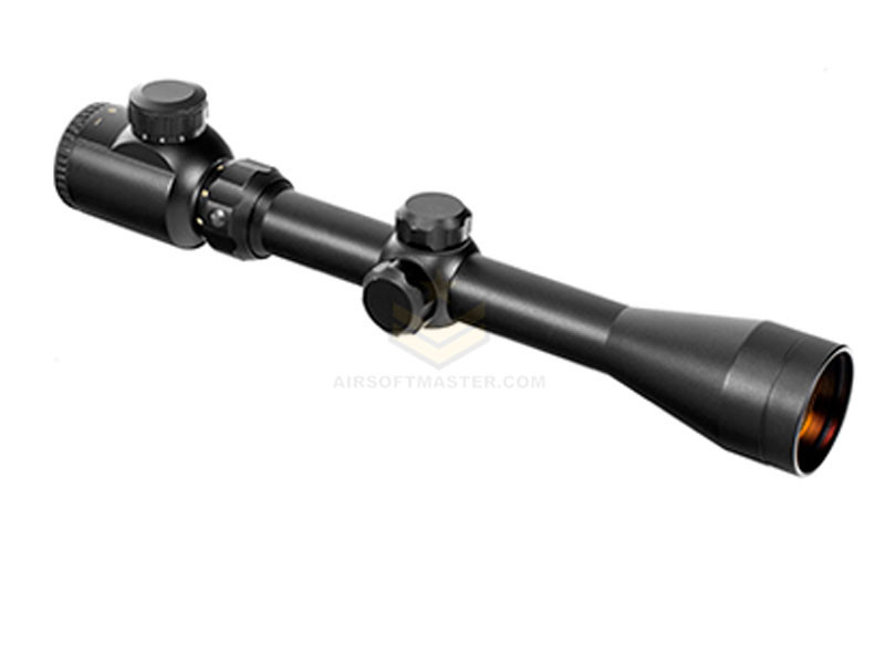 NcStar Shooter I Series 3-9x40E P4 Red Illuminated Reticle Sniper Scope ...