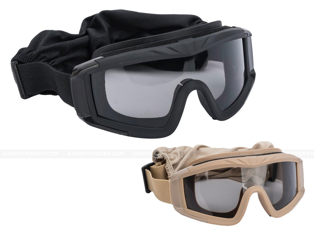 Striker Airsoft Goggles w Clear Lens ANSI Certified