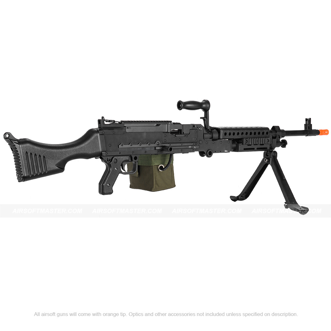 Lancer Tactical LT-240 M240 Bravo Airsoft Squad Automatic Machine Gun