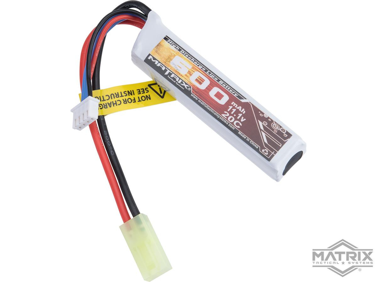 Matrix 11.1v 600mah 20c Lipo Stick Battery Tamiya