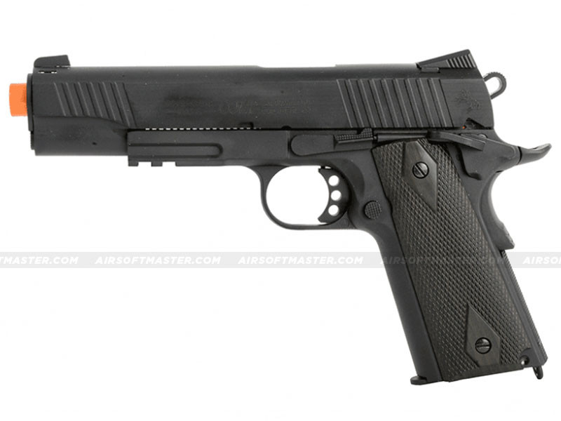 Colt 1911 Rail Government GBB CO2 Airsoft Pistol Black
