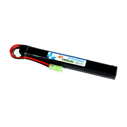 Intellect 1400mAh 11.1v 20C Lipo Mini Stick Battery at AirsoftMaster.com