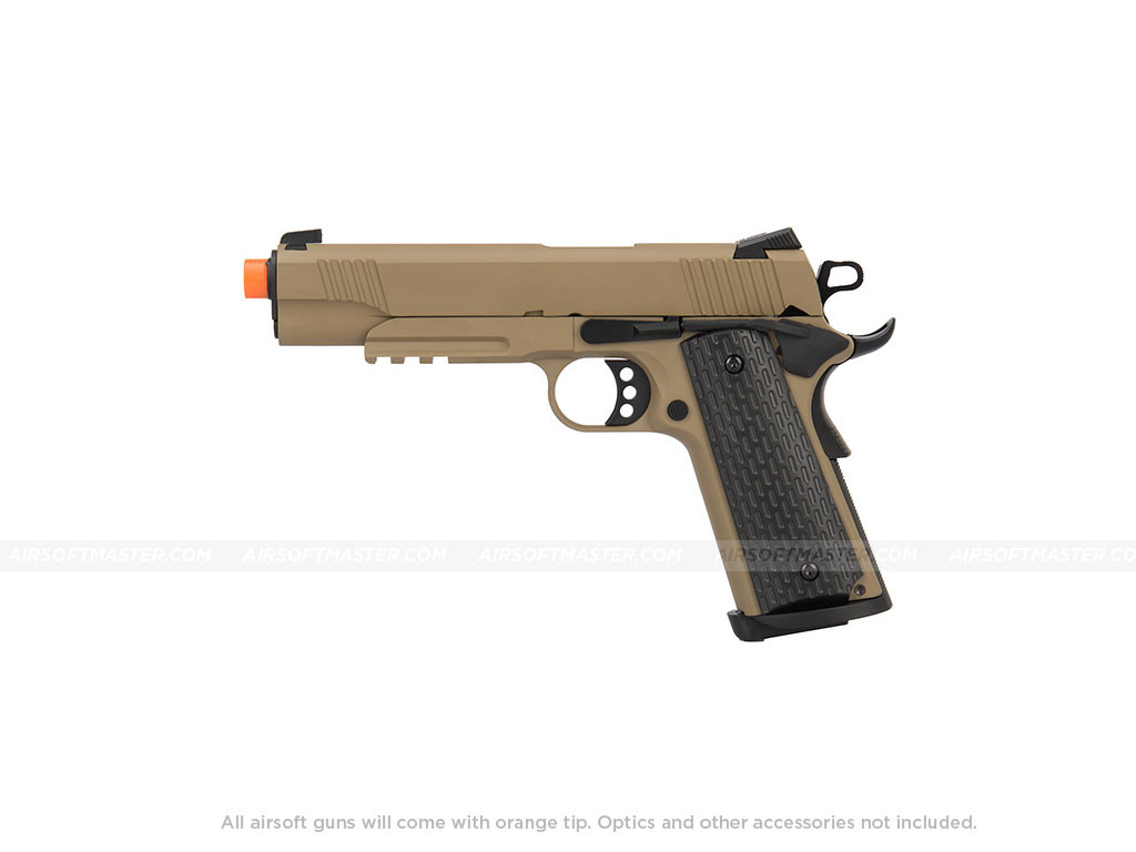 Army Armament R28 Full Metal 1911 Desert Warrior GBB Airsoft Pistol ...