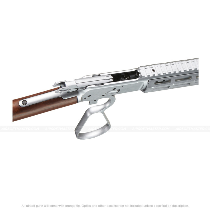 A&K M1873 "Mares Leg" Lever Action Airsoft Green Gas Rifle w/ M-LOK ...