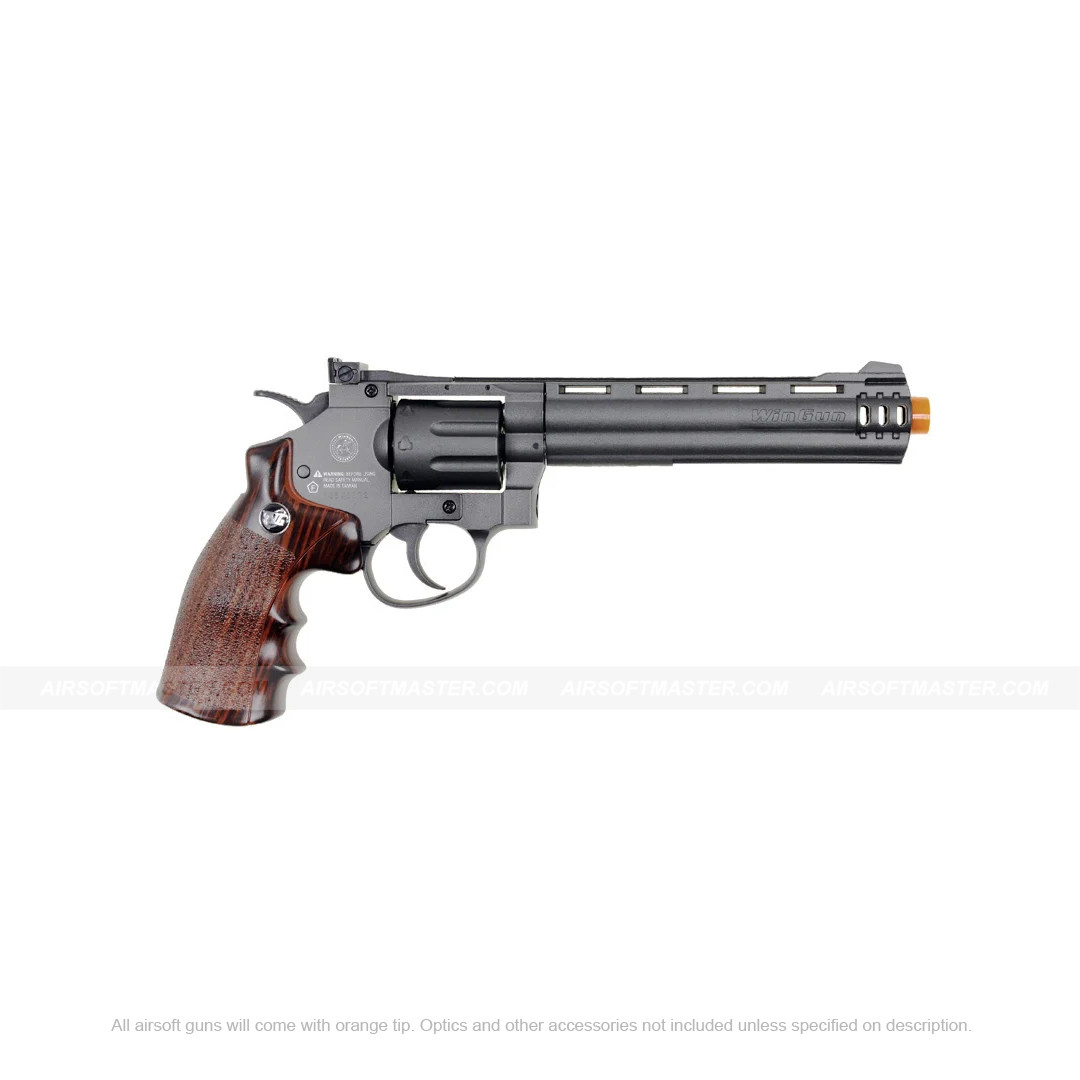 WG 6" Revolver CO2 Non-Blowback w/ Nylon Rotary Drum & Barrel