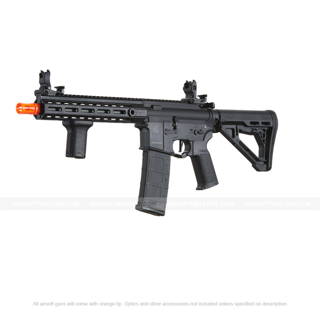 Lancer Tactical Gen 3 Hellion M-LOK 10" Airsoft M4 AEG with Delta Stock ...