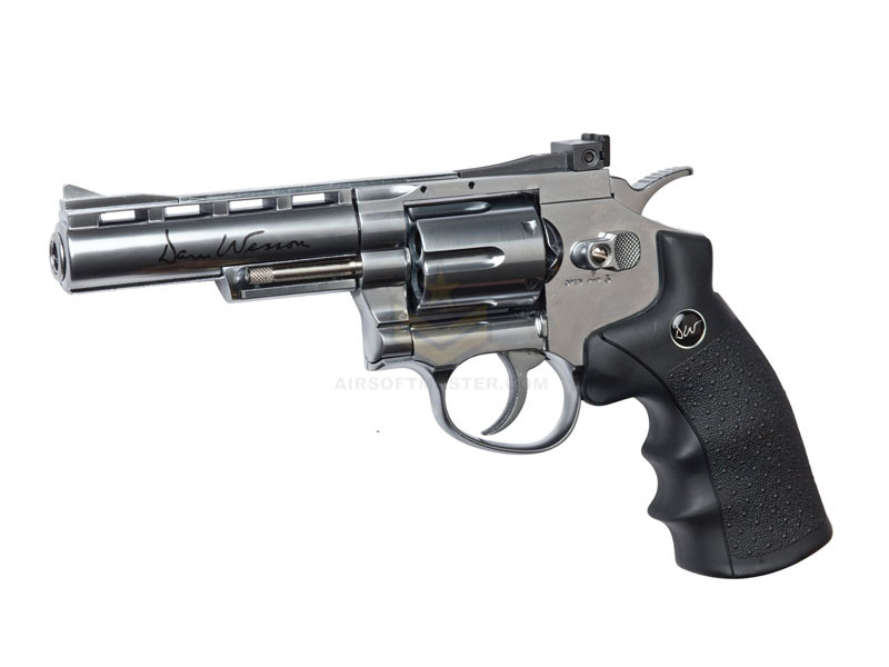 ASG Dan Wesson 4" Revolver CO2 - Silver