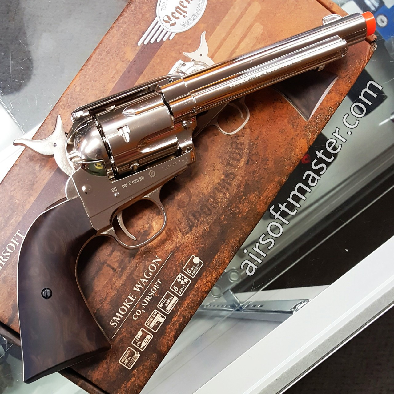 Elite Force Smoke Wagon Revolver CO2 Silver / Nickle