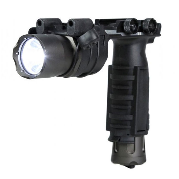 Bravo Weapon Tactical Flashlight - Black at AirsoftMaster.com