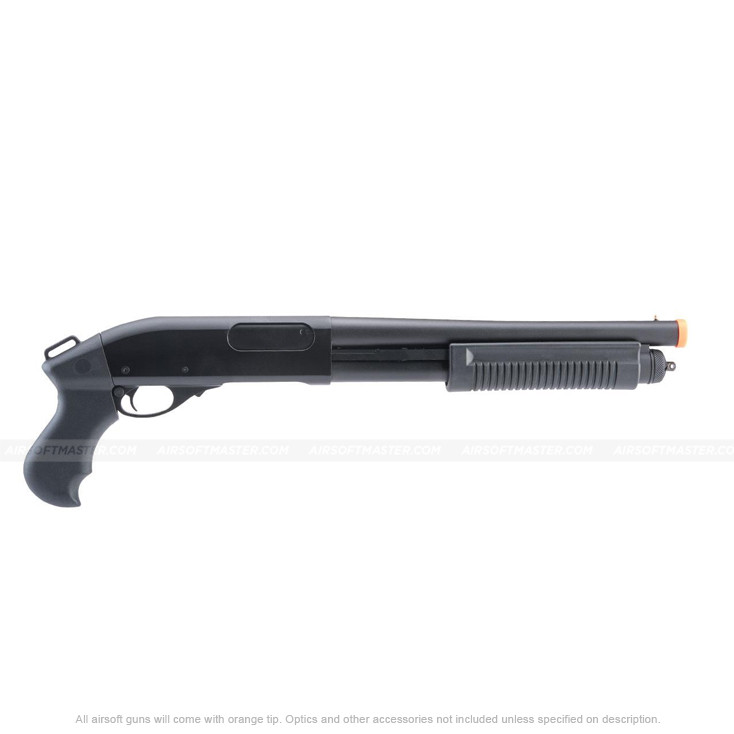 Golden Eagle M870 Spring Powered Tri Shot Pump Action Airsoft Shotgun