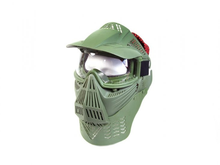 Bravo Modular Full Face Mask for Airsoft with Lens Goggles at ...