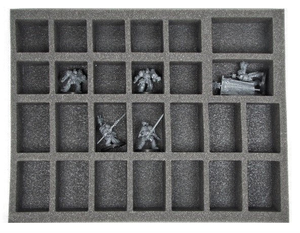 (Gen) Warhammer 40,000 Large Model Troop Foam Tray (BFL) - Battle Foam
