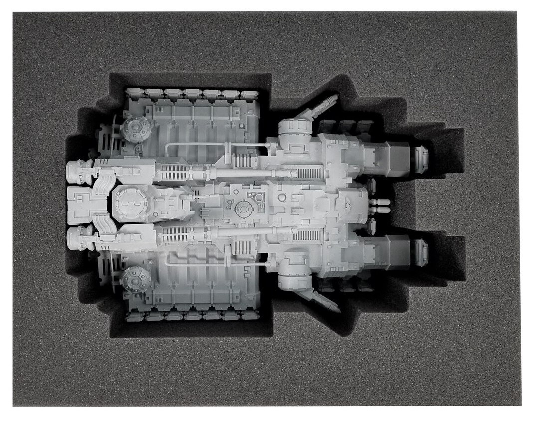 (Primaris Marine) Astraeus Super-Heavy Tank Foam Tray (BFL-5) - Battle Foam
