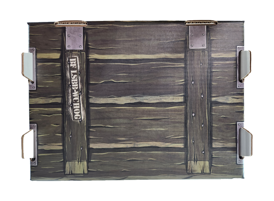 Battle Foam Large Stacker Box 2.0 Empty (Green) - Battle Foam