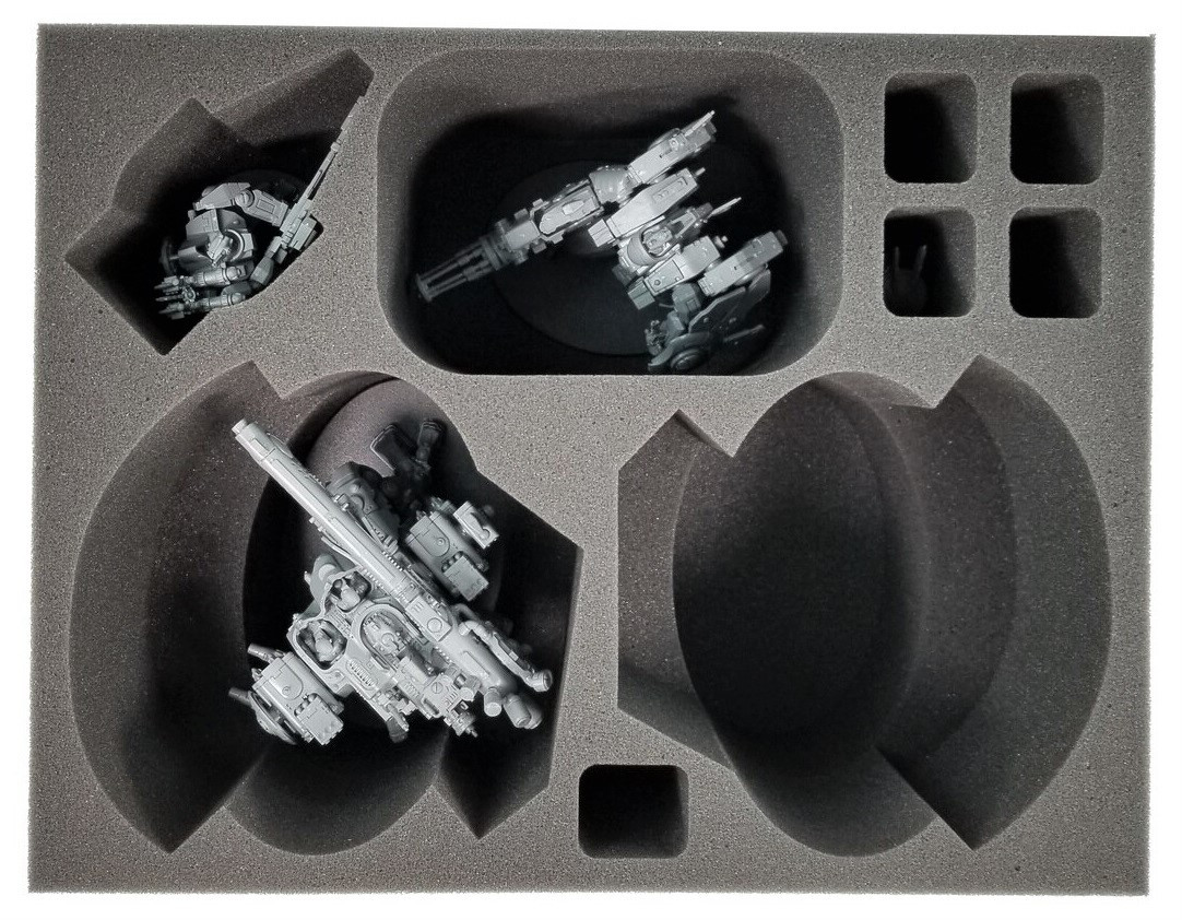 (Tau) 2 Stormsurge 1 Broadside 1 Riptide Foam Tray (BFL-7) - Battle Foam