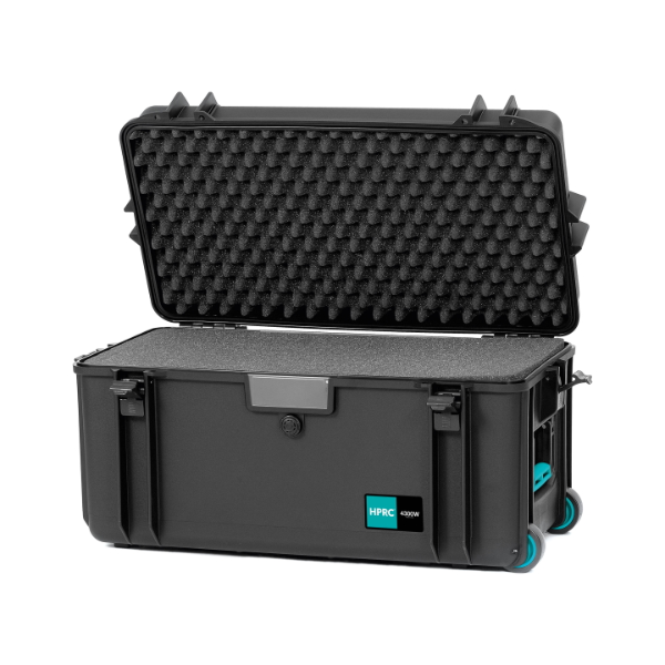 HPRC 4300W - Wheeled Hard Case with Cubed Foam (Black) | Auckland | NZ