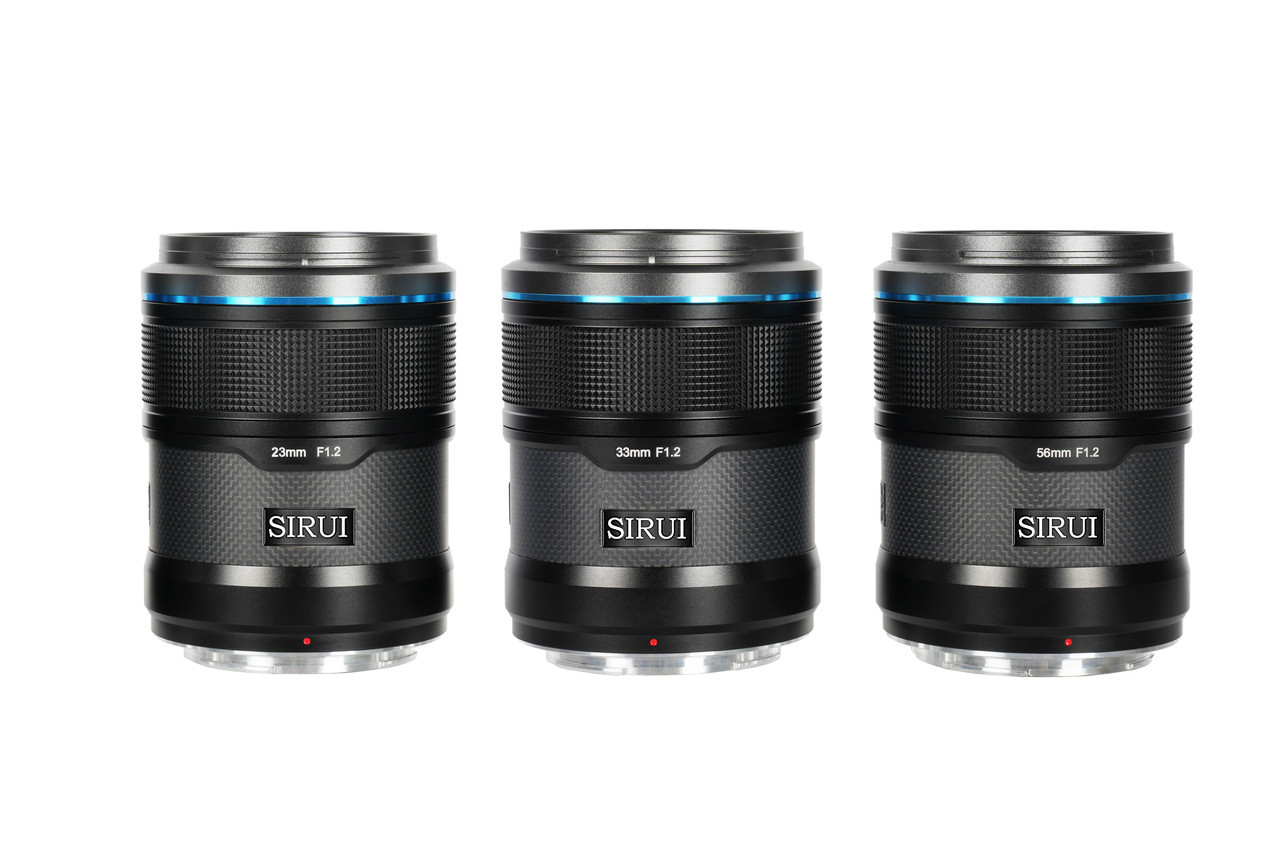 SIRUI Sniper 23mm, 33mm & 56mm F1.2 APSC Auto-Focus Lens Kit (X Mount ...