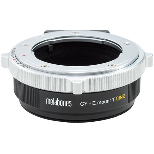 Metabones Contax Yashica to E-mount T Cine Adapter (Black Matt) - With ...