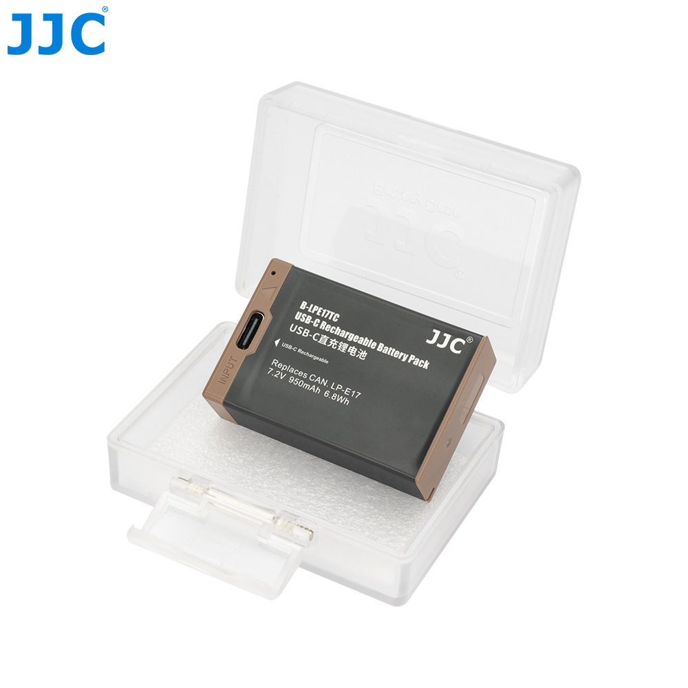 JJC USB-C Rechargeable Lithium-ion Battery replace CAN. LP-E17 ...
