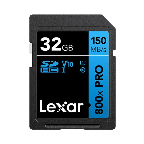 Lexar High-Performance 800x PRO SDHC/SDXC UHS-I Card BLUE Series (32GB ...