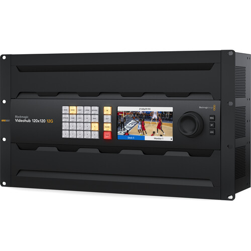 Blackmagic Design Videohub 120x120 12G Zero-Latency Video Router ...