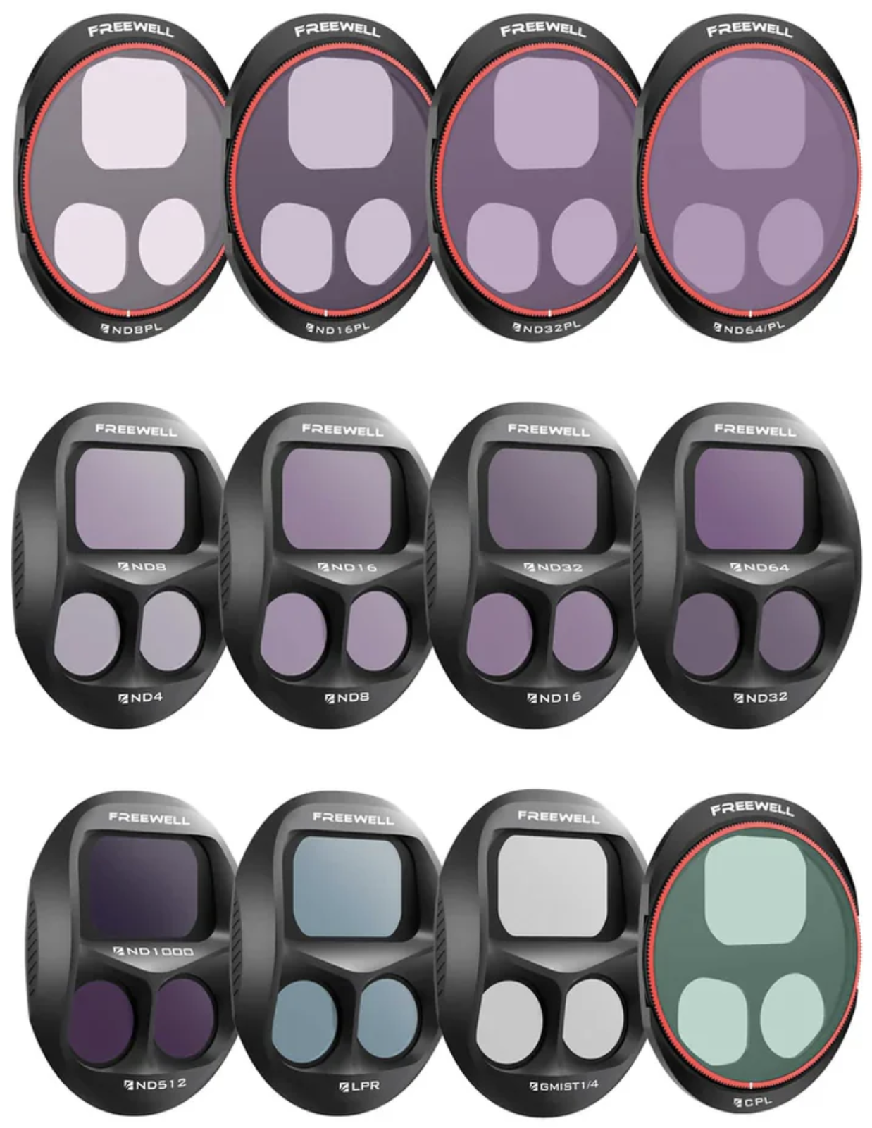 Freewell 12-pack Mega Filter Bundle for DJI Mavic 4 Pro | Auckland | NZ