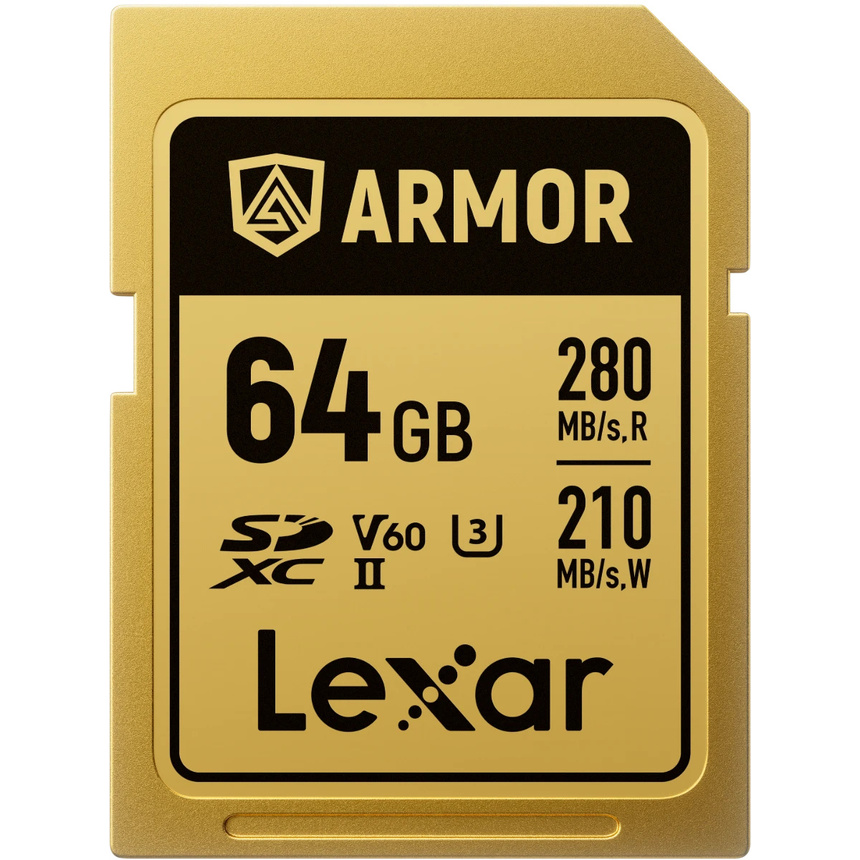 Lexar 64GB ARMOR GOLD UHS-II SDXC Memory Card | Auckland | NZ