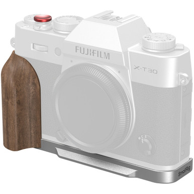 SmallRig 5667 L-Shaped Mount Plate with Wooden Handle for FUJIFILM X ...