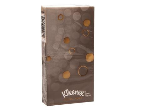 Kleenex Disposable Pocket Pack Facial Tissue, Ultra Soft, 10 Pocket Packs