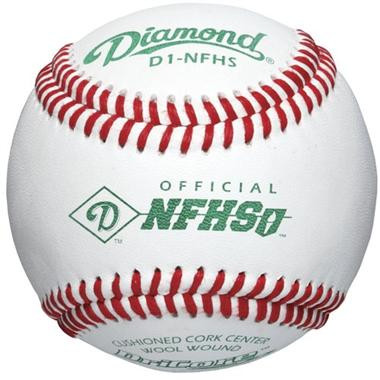 Diamond D1-NFHS Official NFHS Baseballs (Dozen)