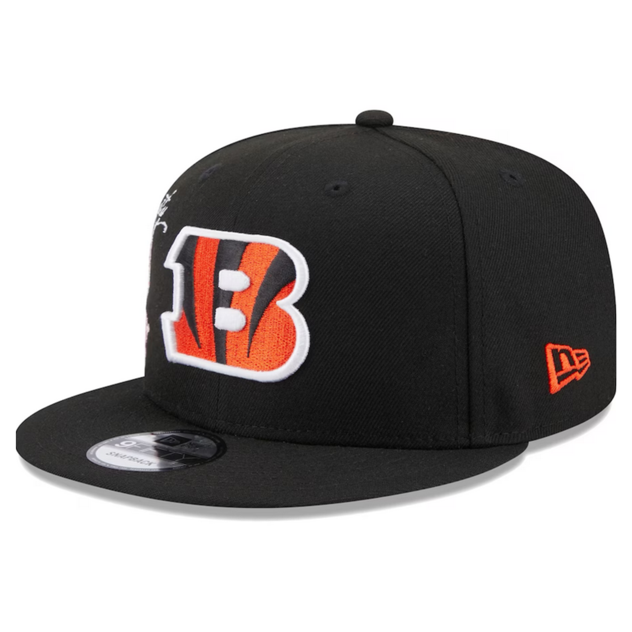 Cincinnati Bengals Black New Era Icon 9FIFTY Snapback Hat