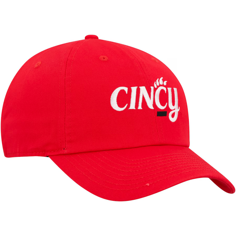Cincinnati Bearcats Jordan Brand Cincy Script Red Adjustable Campus Hat