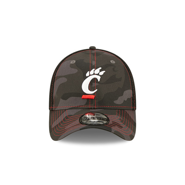 Cincinnati Bearcats New Era Black Camo 39THIRTY Neo Flex Hat