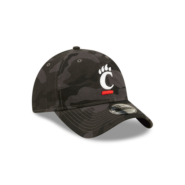Cincinnati Bearcats New Era Black Camo 9TWENTY Core Classic Adjustable Hat