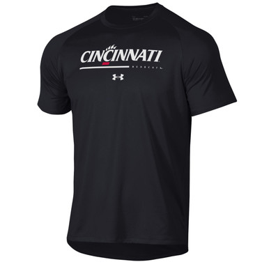 Cincinnati Bearcats Black Under Armour 2022 Sideline Tech Tee