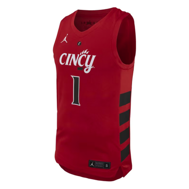 Cincinnati Bearcats Jordan Red Replica Basketball Jersey