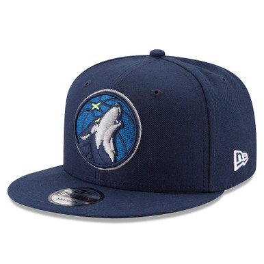 Men's Minnesota Timberwolves New Era Navy Official Team Color 9FIFTY ...