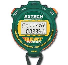 Extech HW30-NISTL Humidity/Thermometer Stopwatch, includes Traceable ...
